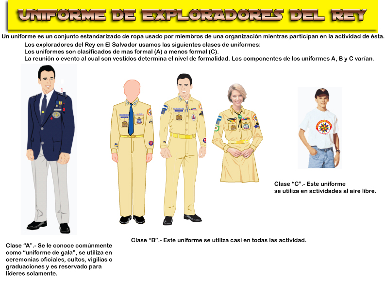 EXPLORADORES DEL REY: NUESTRO UNIFORME