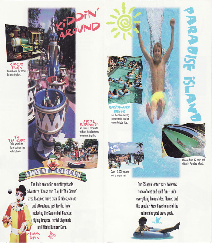 NewsPlusNotes: Sabrina's Brochure Spotlight: Adventure World 1995