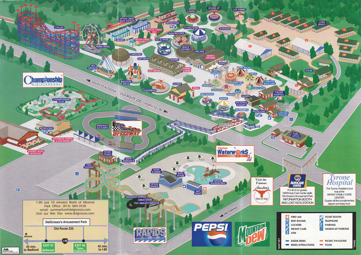 NewsPlusNotes: Sabrina's Brochure Spotlight: DelGrosso's Amusement Park ...