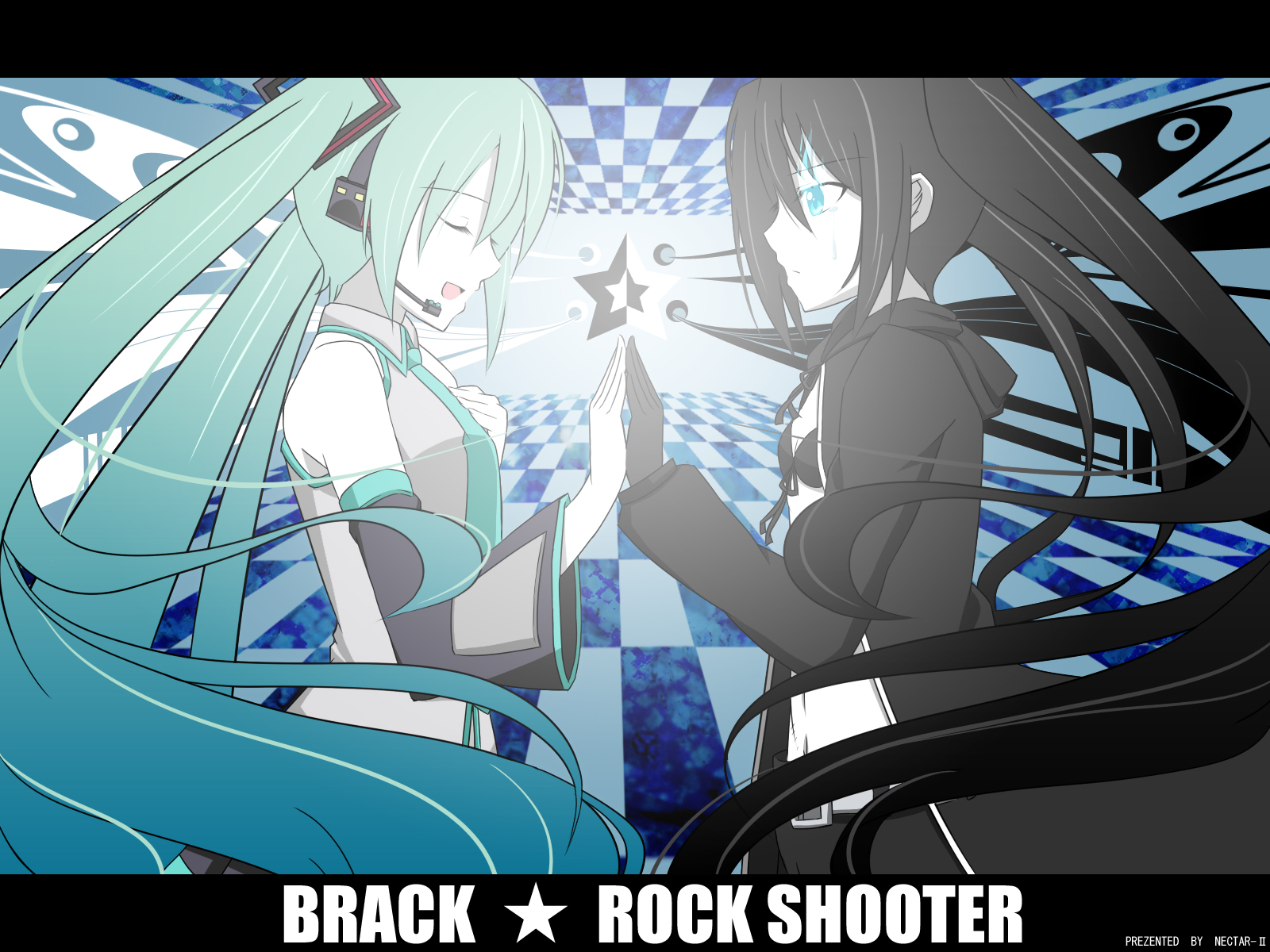 [Wallpaper] Hatsune Miku y Black Rock Shooter