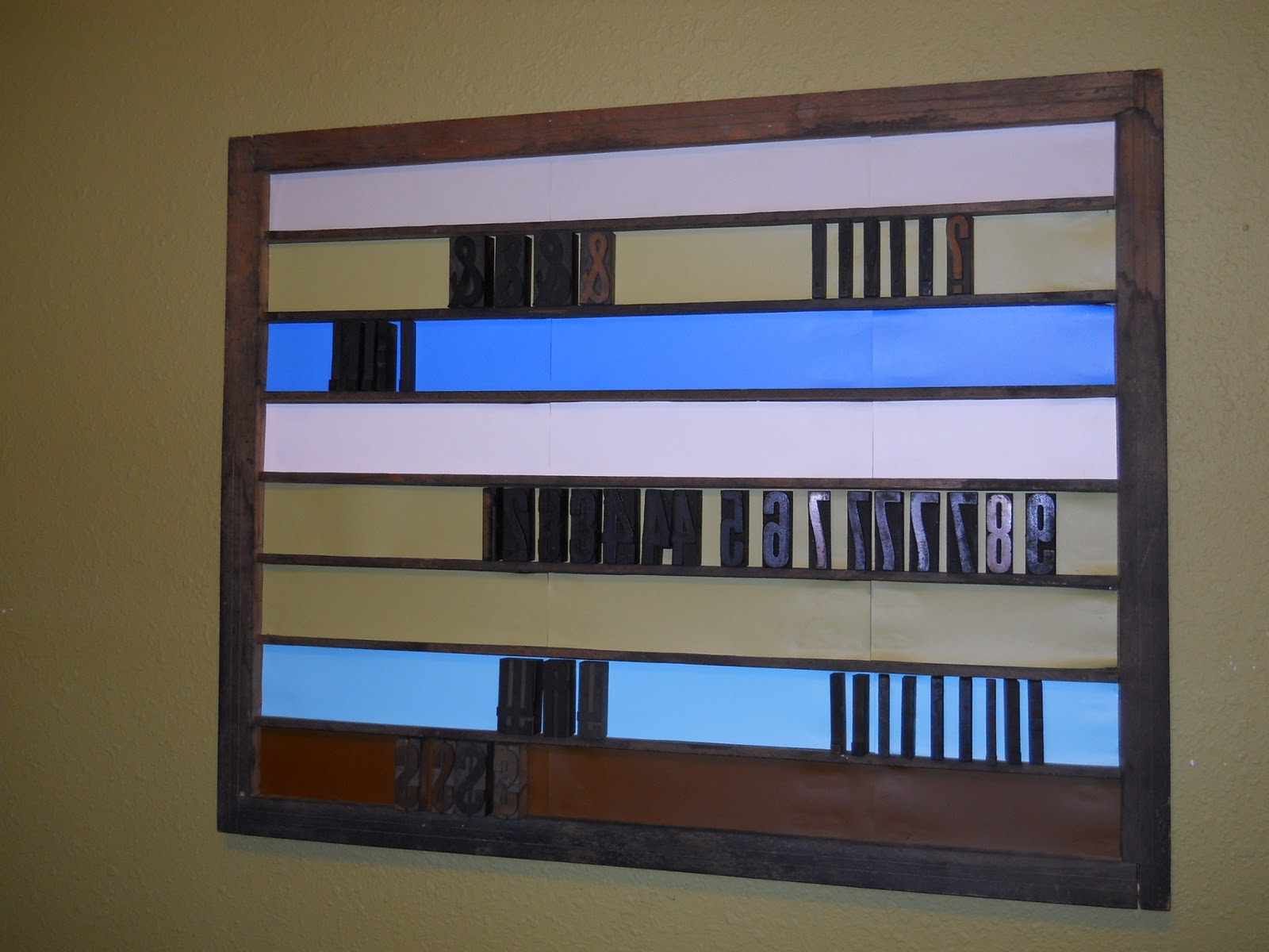 Adventures In Creating: Paint Sample Wall Art