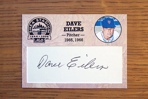 The Amazing Shea Stadium Autograph Project: #57) DAVE EILERS