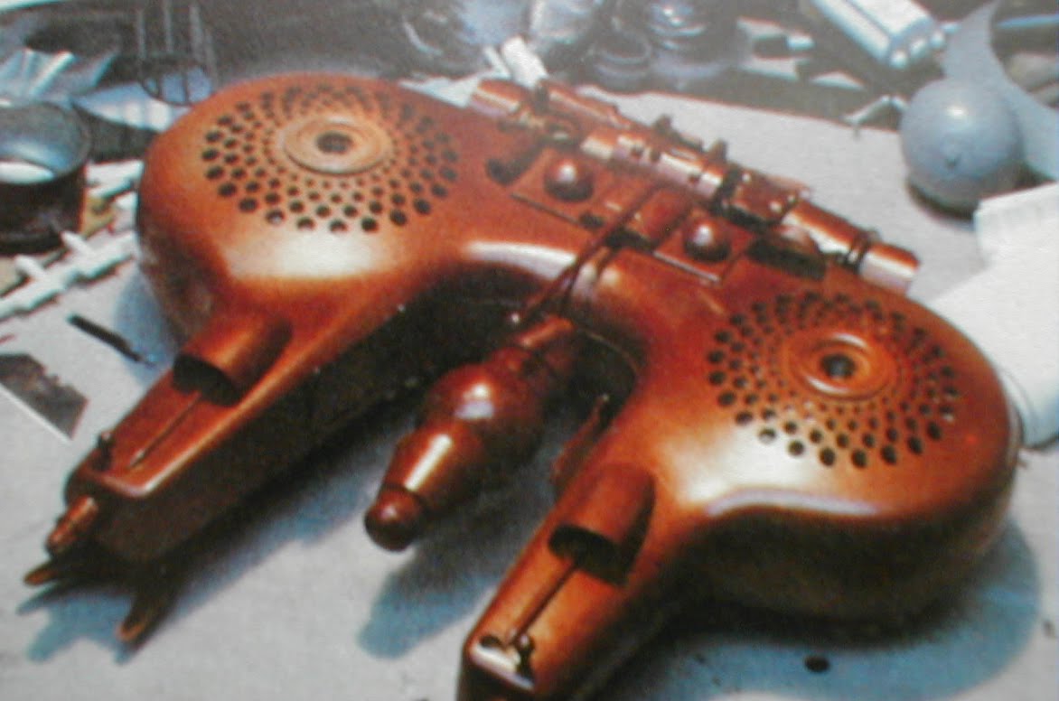 Mr E Models: Blake's 7 Alien Scout Ship - aka the Flying Hairdryers