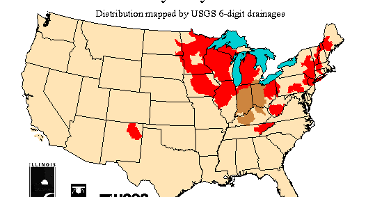 Crayfish Habitat Map