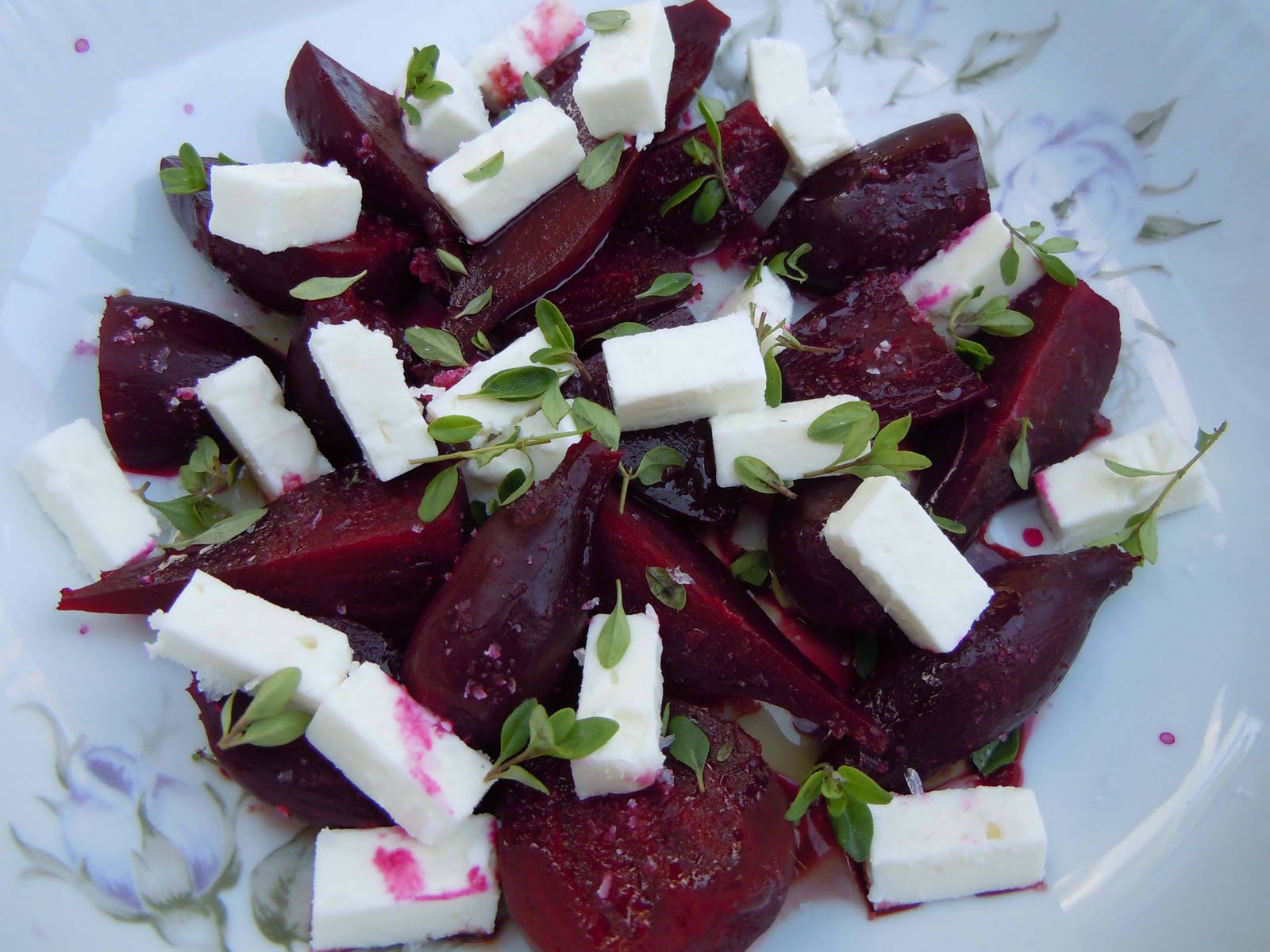 Rödbetor med fetaost