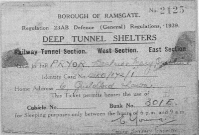 Thanet Underground: Ramsgate Air Raid Tunnels - Westcliff section