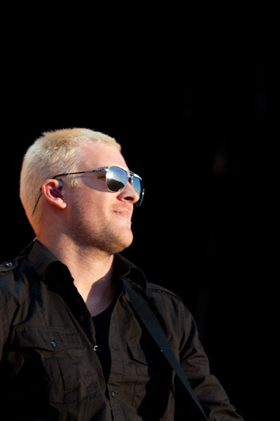 BUSH- Gavin Rossdale 2010: Bassist Corey Britz of Bush performs at the ...