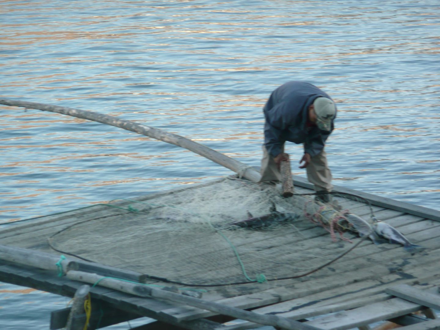 On the Road..........Again: Native American Net Fishing just Below the ...