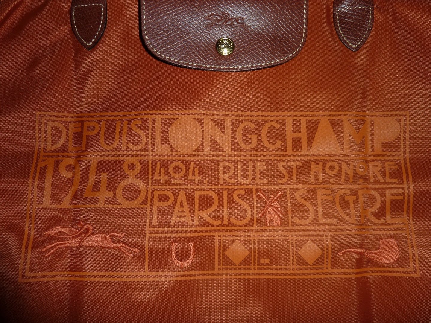 HERMIONE'S CLOSET: Longchamp Le Pliage Art Déco Collection - Rustic