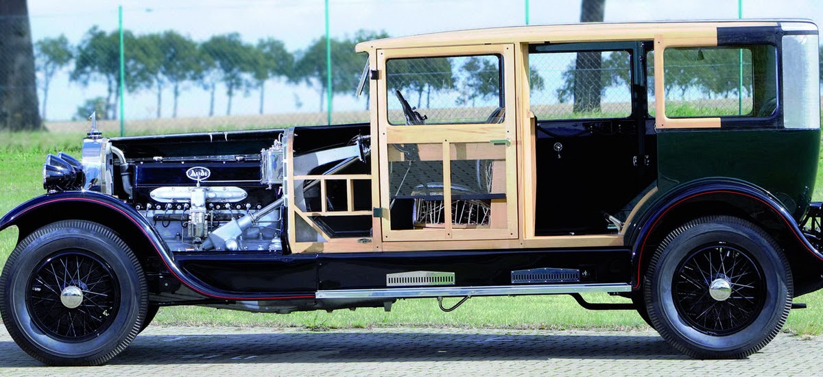 Audi Presents Cutaway Model Of Its First 6-Cylinder Car Made In 1925