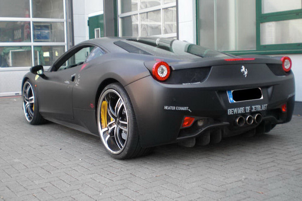 THE CAR: Ferrari 458 Italia Themed after F-117 Nighthawk Stealth Jet ...