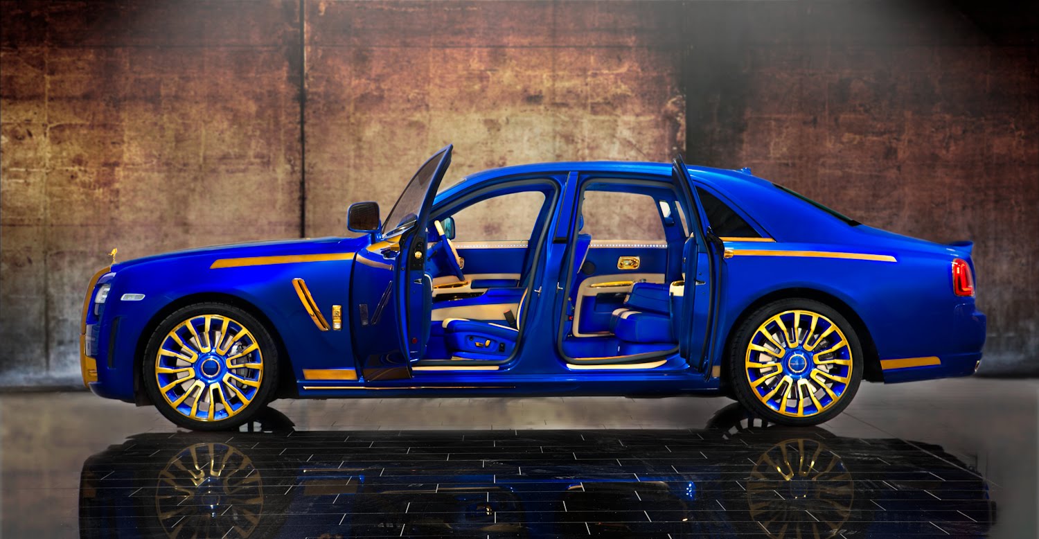 Carscoop: New Mansory Rolls Royce Ghost Skips on the Gold Flakes