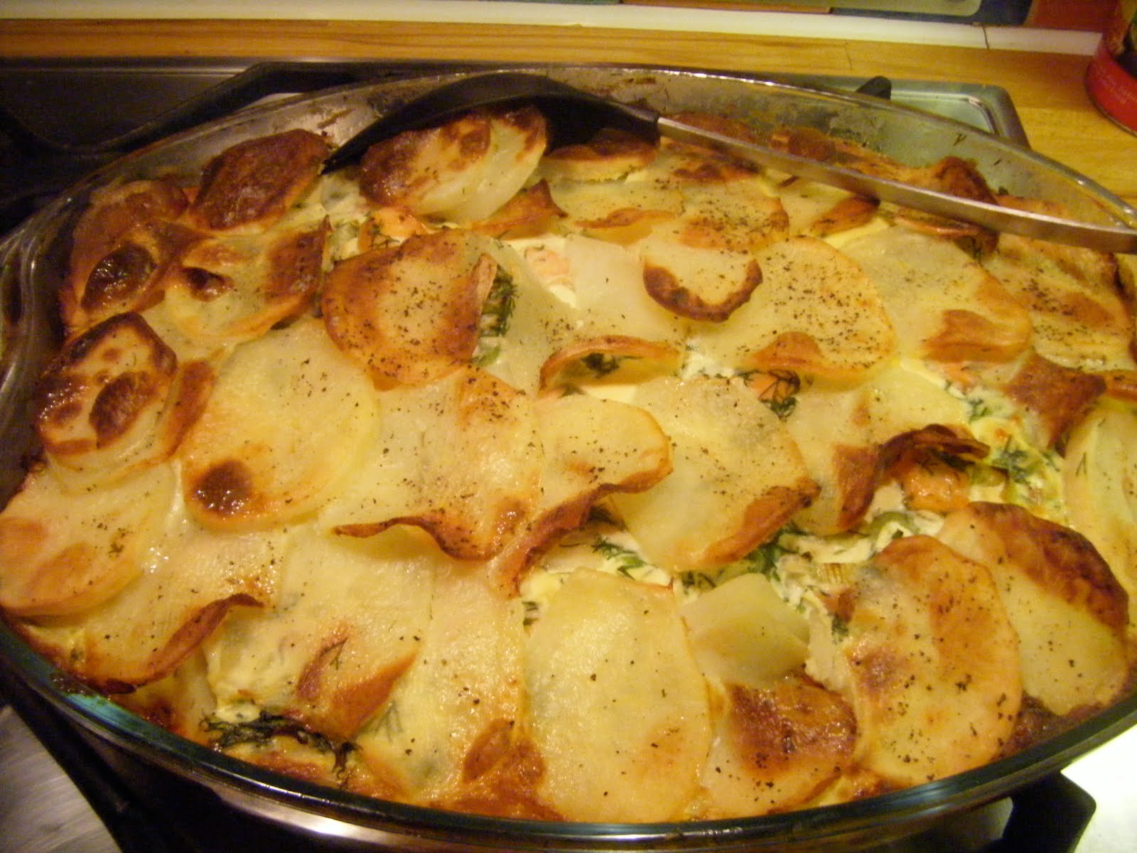 A hungry Swede in London: Salmon pudding (laxpudding)