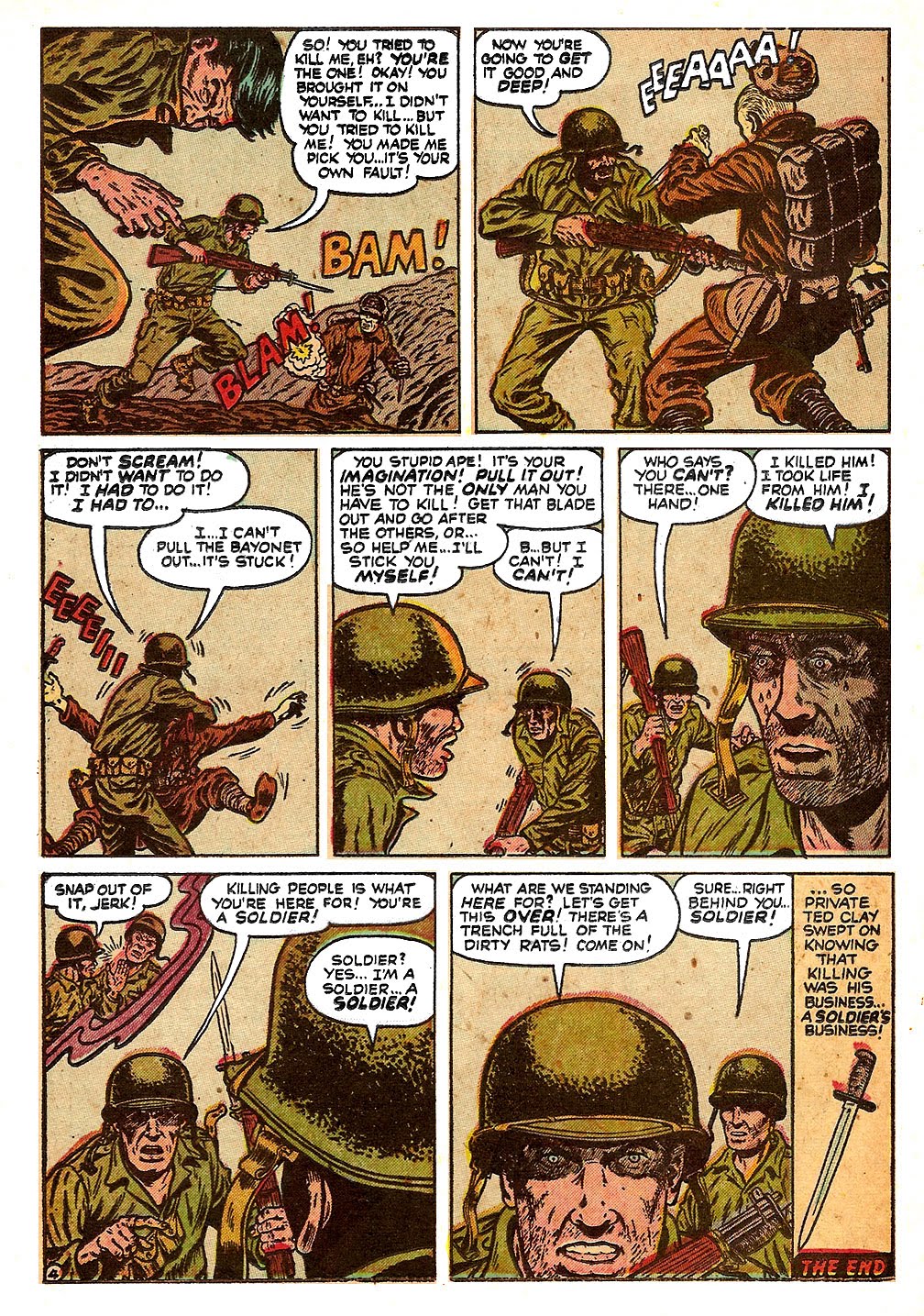 APOCOLYTE'S WORLD OF COMICS: WAR: KILL OR BE KILLED - Atlas' "FIRST ...