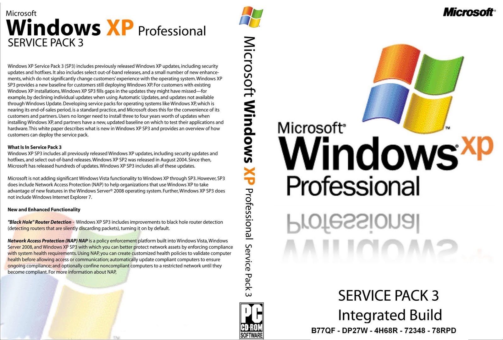 Capa - Windows XP Service Pack 3 | C.B.G Downloads