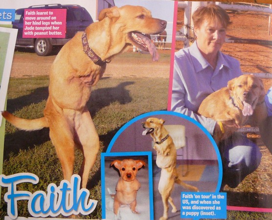 NURTURING NEWS from INSPIRATION LINE: STANDING ON HER OWN TWO FEET