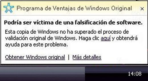 I R I D I U M Mensaje De Office No Original Quitalo Ya