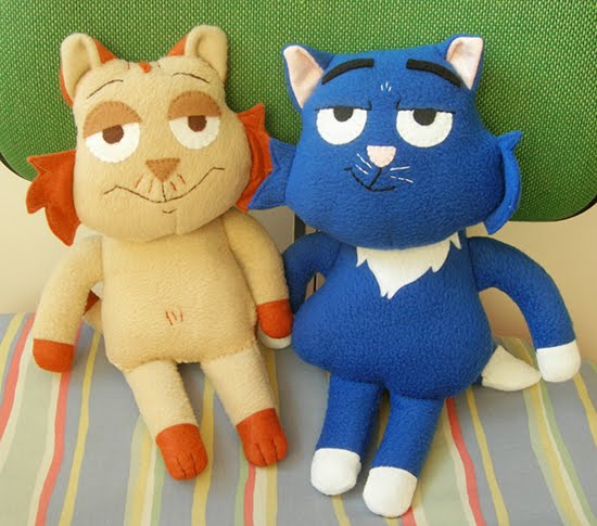 Happy Plush Plush: Slacker Cats