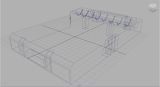 Chop Shop Environment/ Interior Design Project: 3D Chop-Shop Wire Frame ...