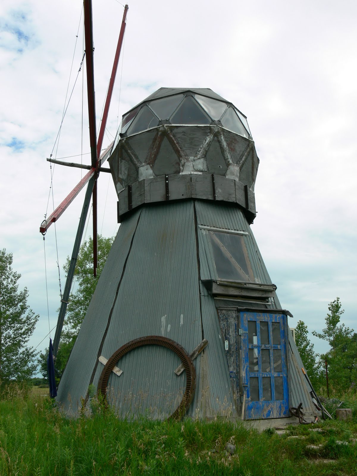 21st Century Odyssey: A windmill house.