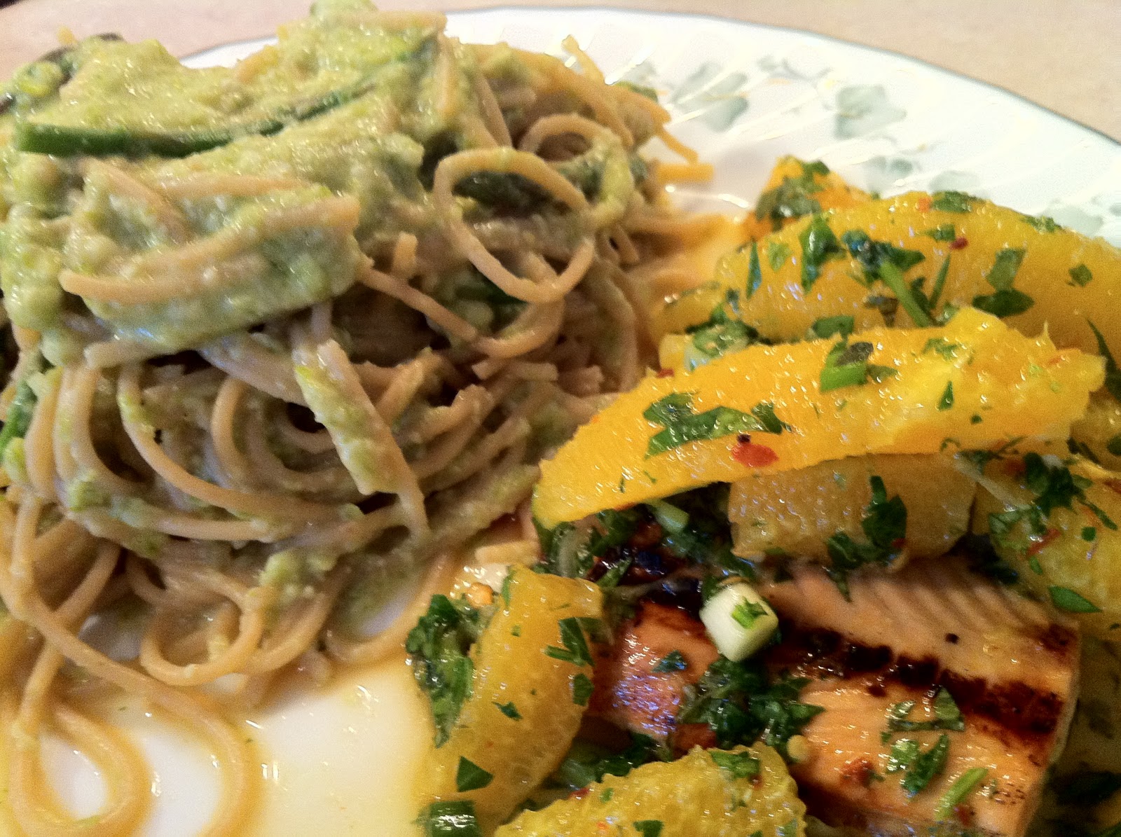 Food Creations: Gross looking pasta that tastes pretty good.