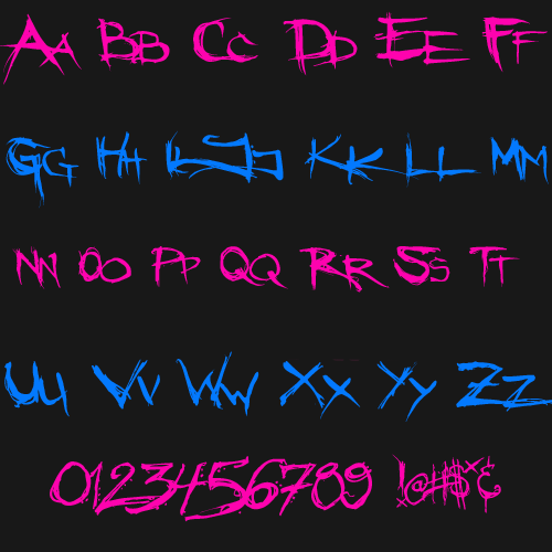 Emotion Explorer: Some Examples of Angry Fonts