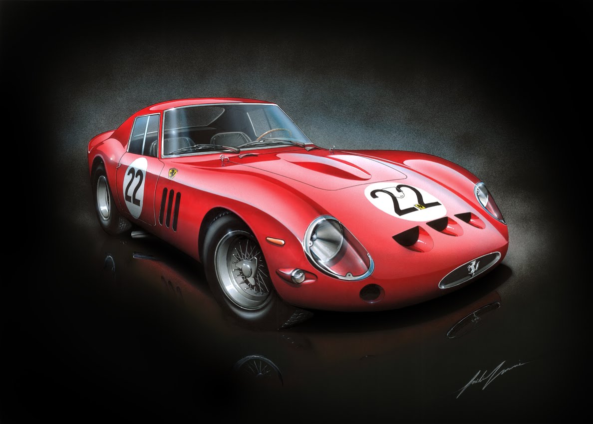 MAZZONI CREAZIONI: Quadro Ferrari 250 Gto & Quadro Ferrari Testa Rossa 250