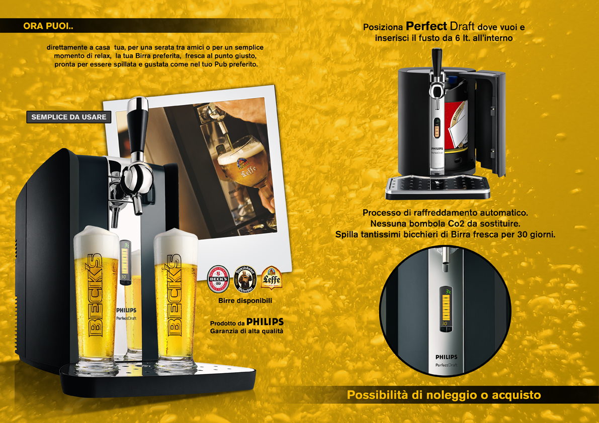 MAZZONI CREAZIONI: CAMPAGNA PUBBLICITARIA PHILIPS PERFECT DRAFT