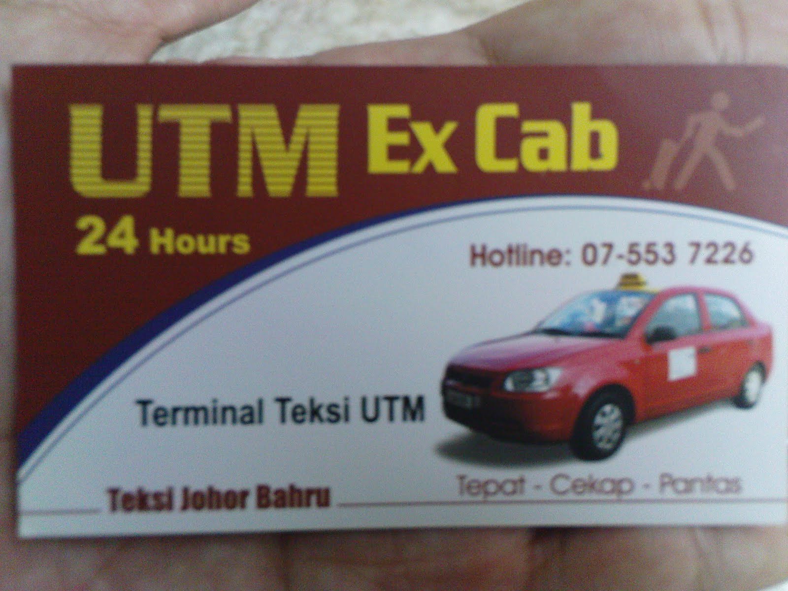 Contact of Terminal Teksi of University of Technology Malaysia (UTM ...