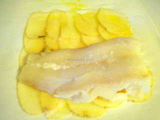RecipeAddict: Potato Crusted Halibut with Sauteed Spinach