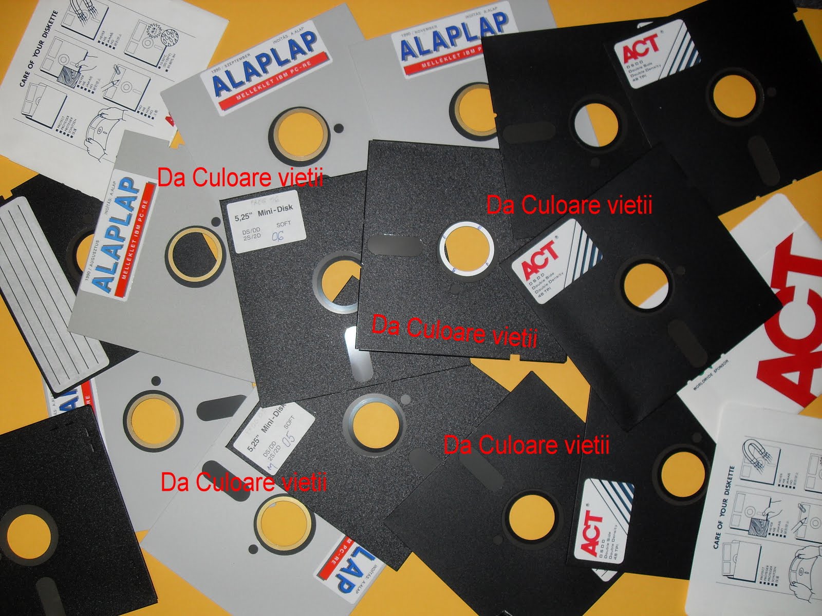 Da Culoare Vietii: Va mai amintiti de dischetele din ani ’90