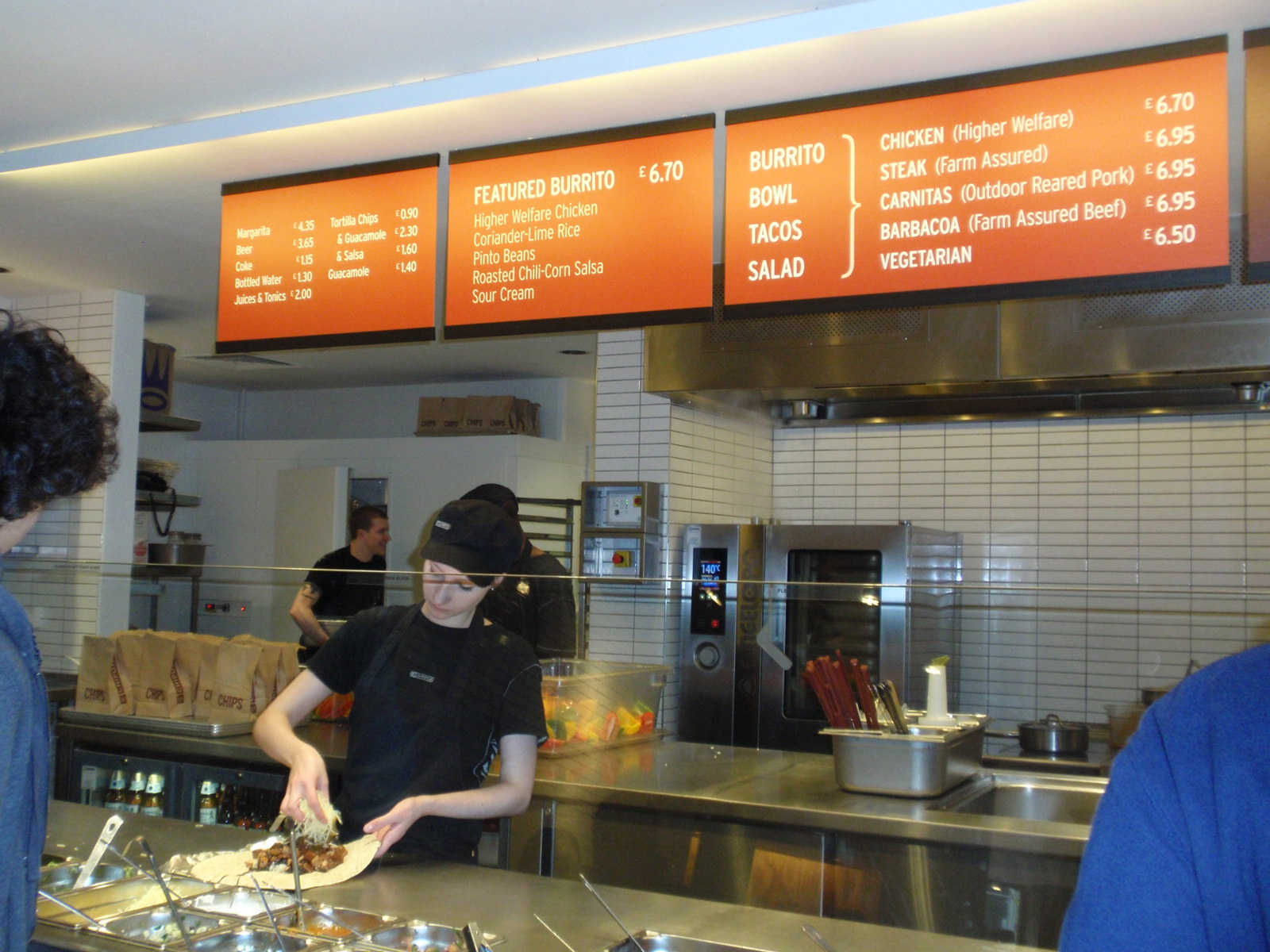 The Burches in Britain: Chipotle