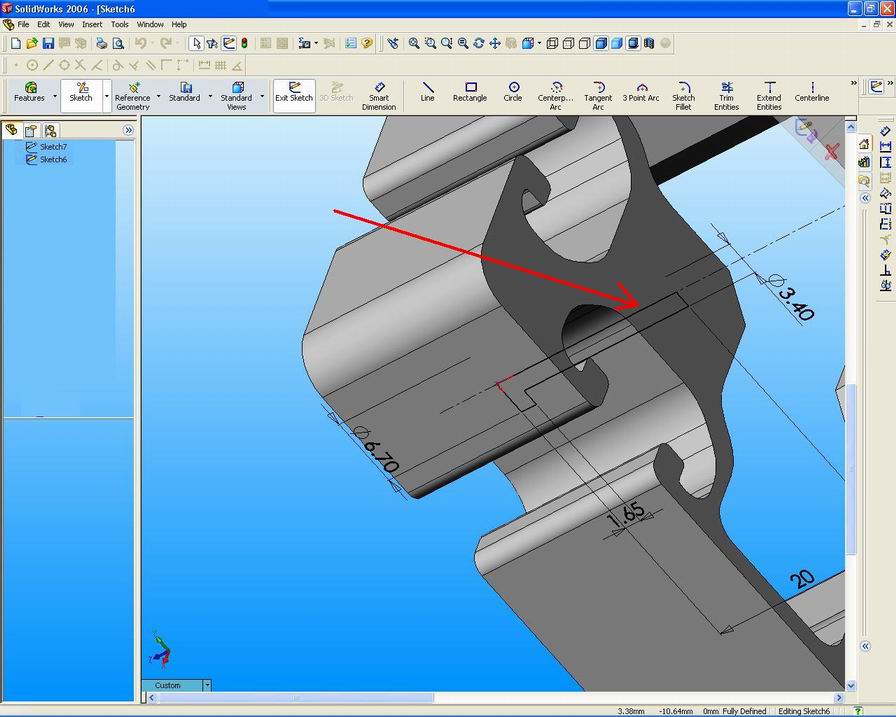 Solidwork : Simple Hole - ARUSHA_WORKS