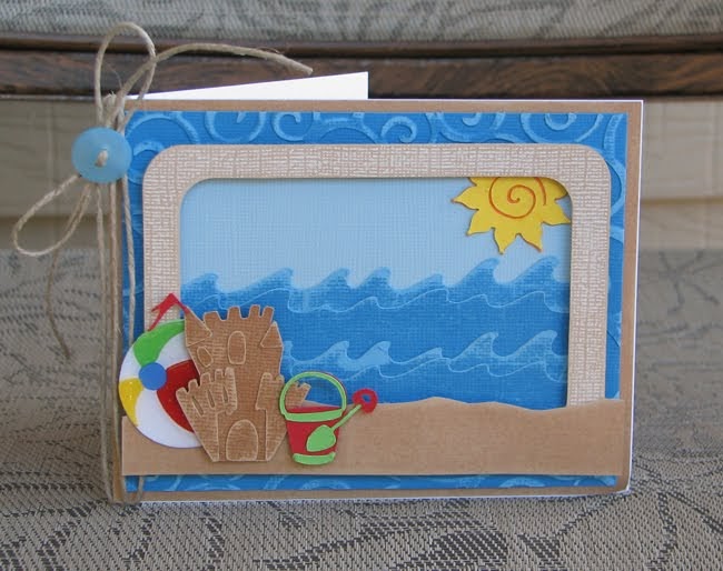 Scrapping Mommy: Beach Card For Summer