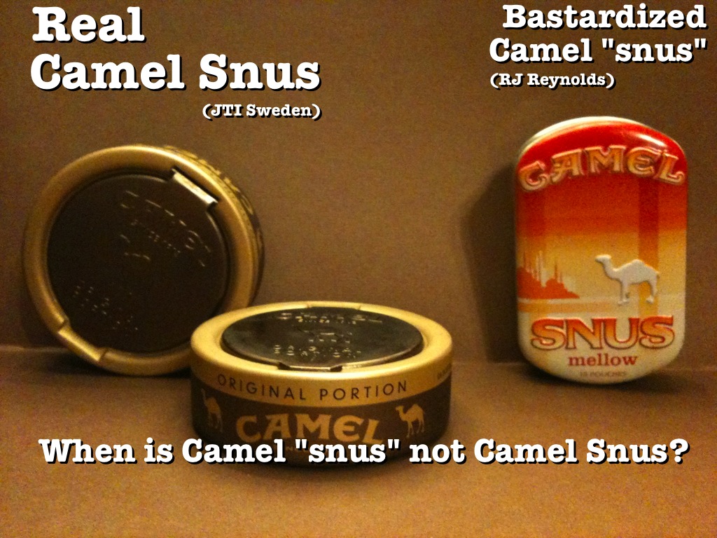The Banned Reviews: Swedish Camel Snus (Original Portion) (Discontinued ...