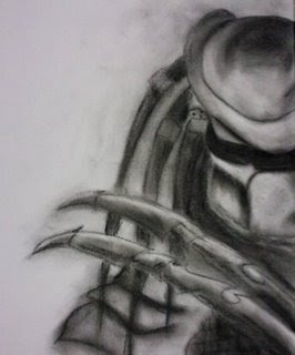 The Stormtrooper Effect: Sketch of AVP's Iconic Scar Predator by Minna ...