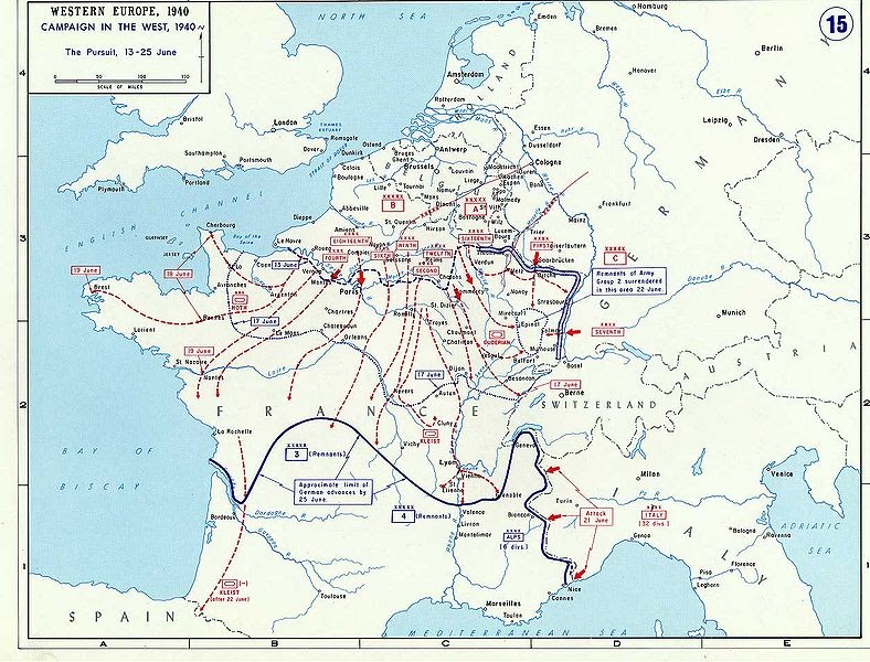 Segunda Guerra Mundial WW2: 2ª etapa da Batalha da França - Fall Rot