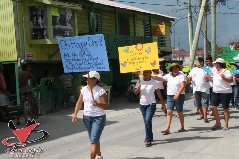 Schools Parade on Intl' Literacy Day - Ambergris Caye Belize Message Board