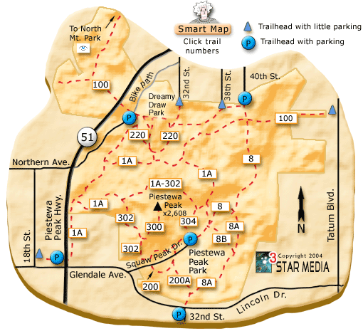Dreamy Draw Park Map