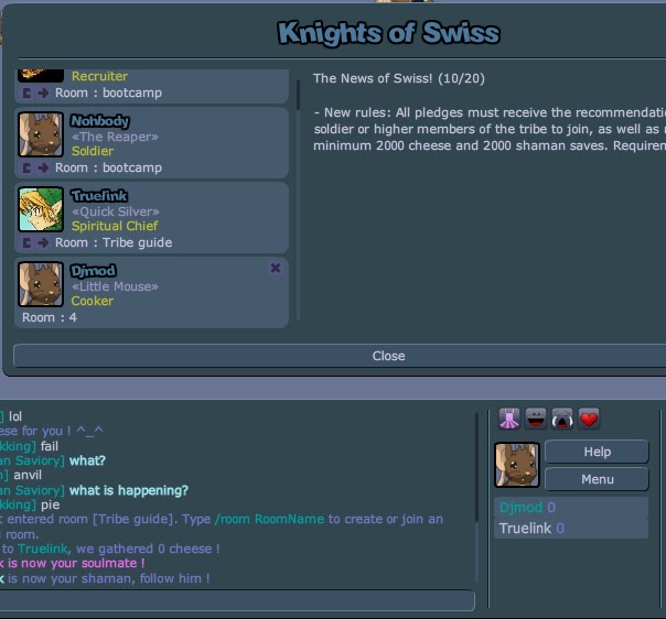 Transformice Dicas: Tribos