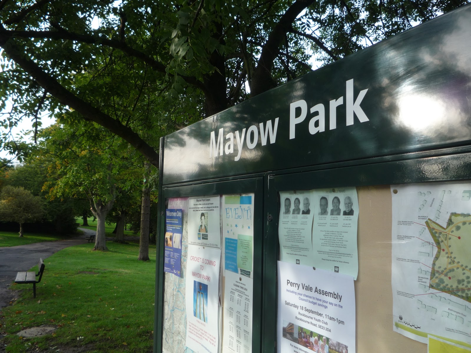 Thorpes Residents Association SE26 Newsletter Newsblog.: Mayow Park Update