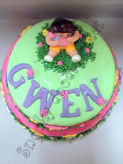 Snooky doodle Cakes: Dora the explorer cake
