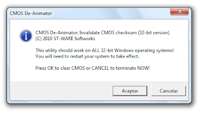 Eliminar la password de la BIOS