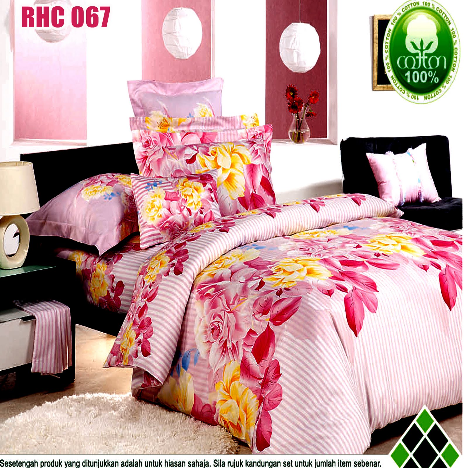 AUGY COLLECTION: SET CADAR 100% COTTON