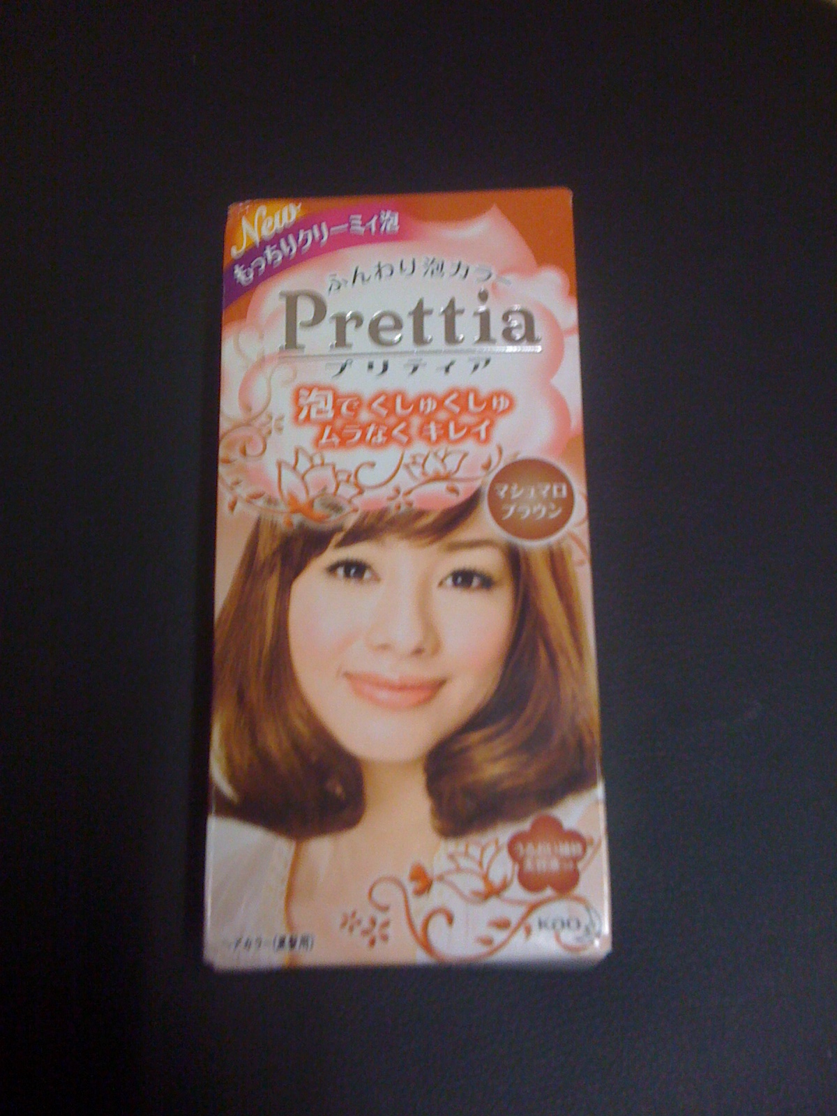 KimCim☆★☆: Prettia Hair Dye in Marshmallow Brown REVIEW (messy photos)