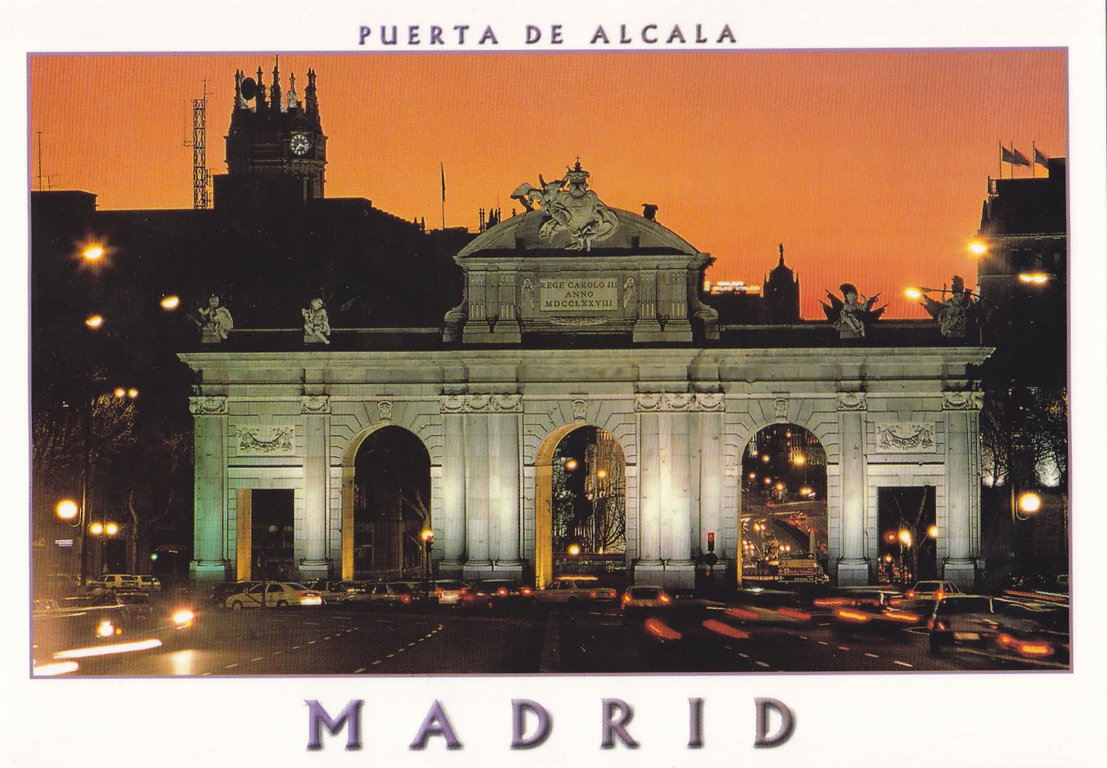 Postcard Journey Around The World: Madrid