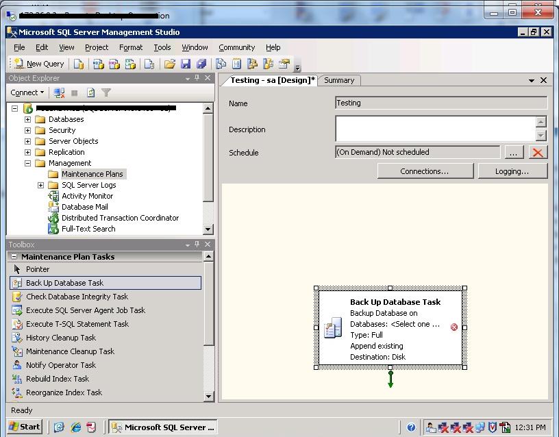 IT GURU ONLINE: SQL Backup procedure using SQL Management Studio