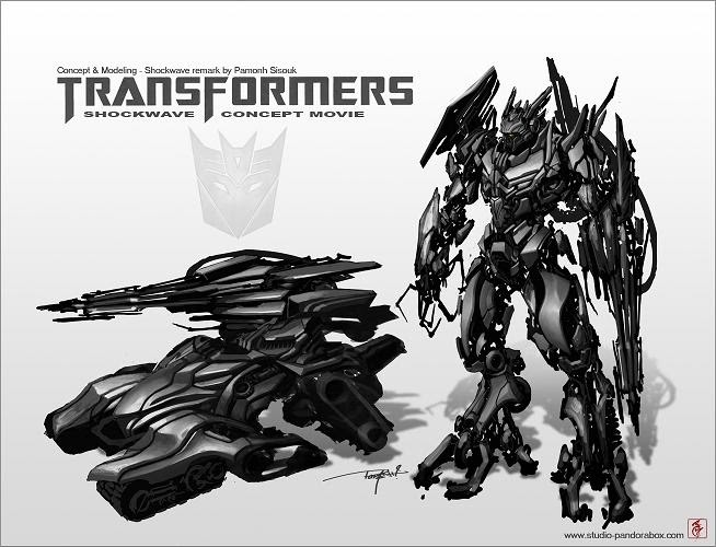 Transformers Live Action Movie Blog (TFLAMB): Shockwave Fan Concept Art