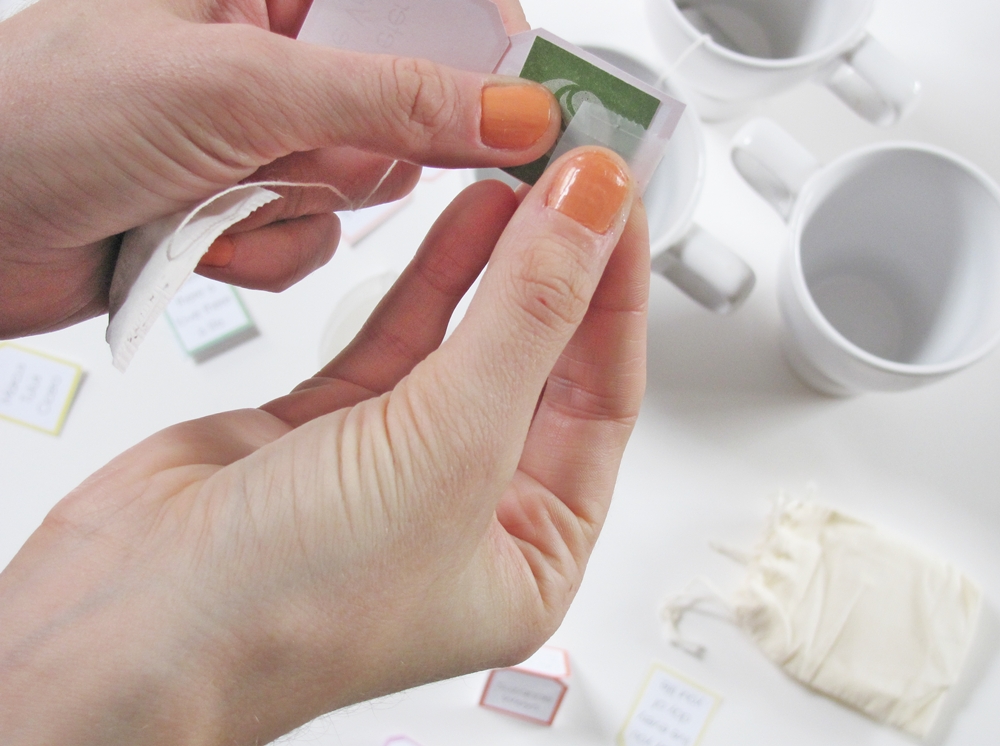 how to-sday . quotable tea bag tags - Shrimp Salad Circus