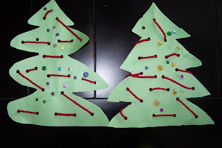 Children's Learning Activities: Christmas Tree Art